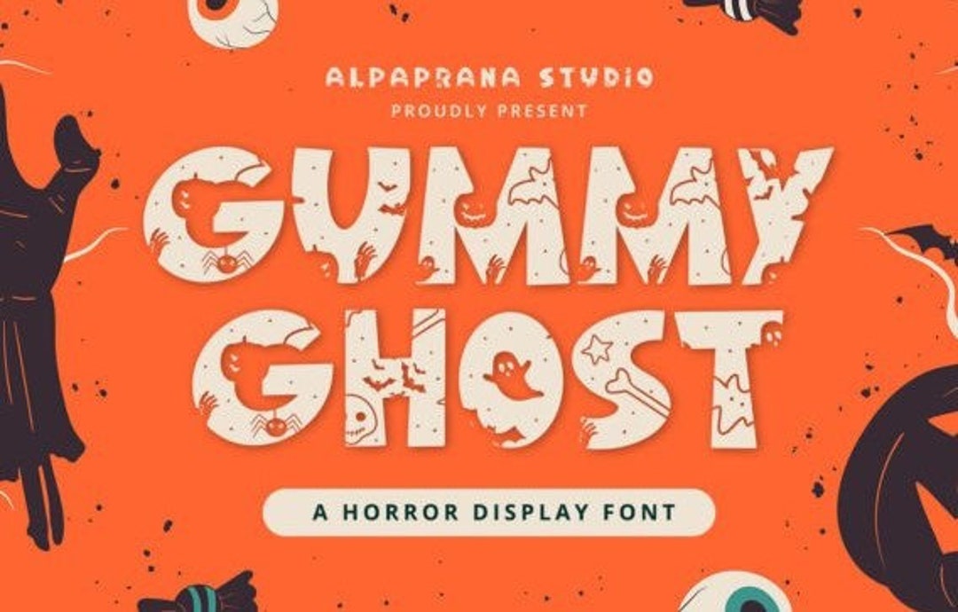 Gummy Ghost Font, Handwritten Stylish Fonts, Cursive Calligraphy Fonts ...