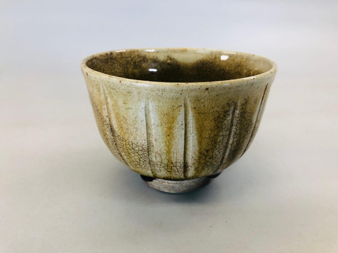 Y5677 CHAWAN Seto-ware Koseto Signed Japan Antique Tea Ceremony Bowl ...