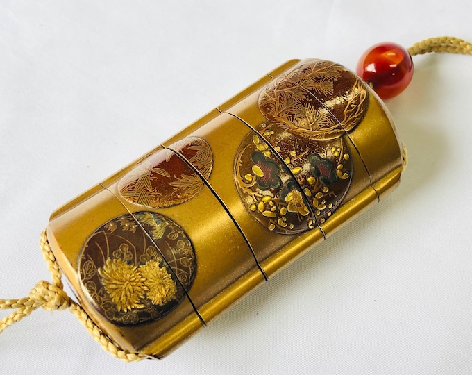 Japan Antique Tegami-ire Lacquer Box 1800 japanese Maki-e Edo Craft - Etsy