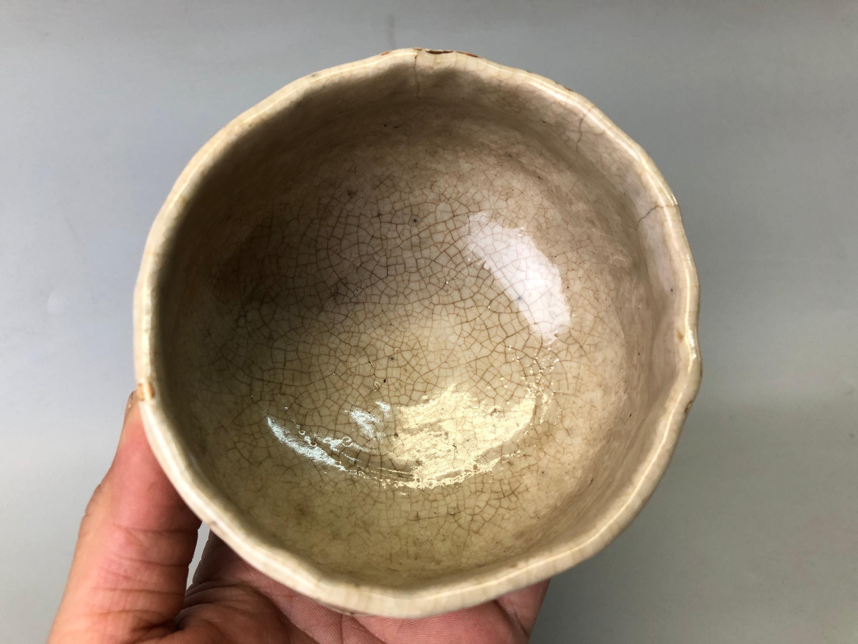 Y7565 CHAWAN Rengetsu Bowl Signed Appraisal Box Japan Antique Tea ...