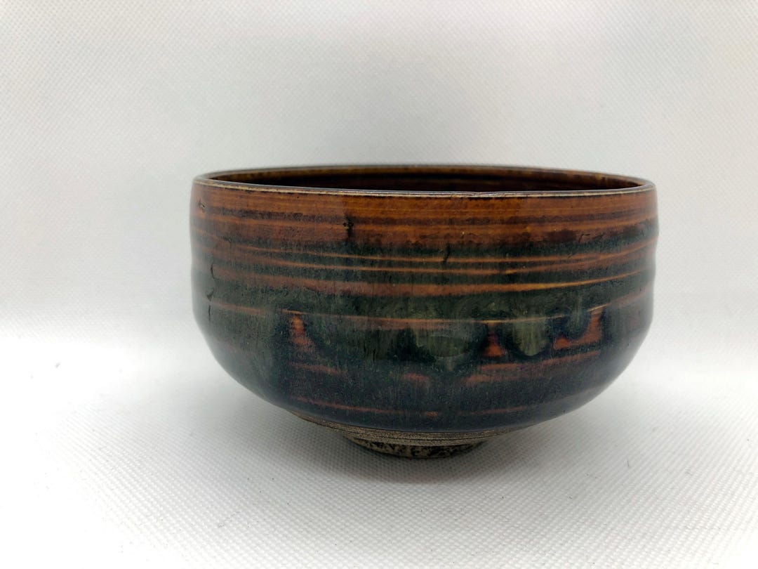 Y4465 CHAWAN Seto-ware Koseto Japan Antique Tea Ceremony Pottery Bowl ...