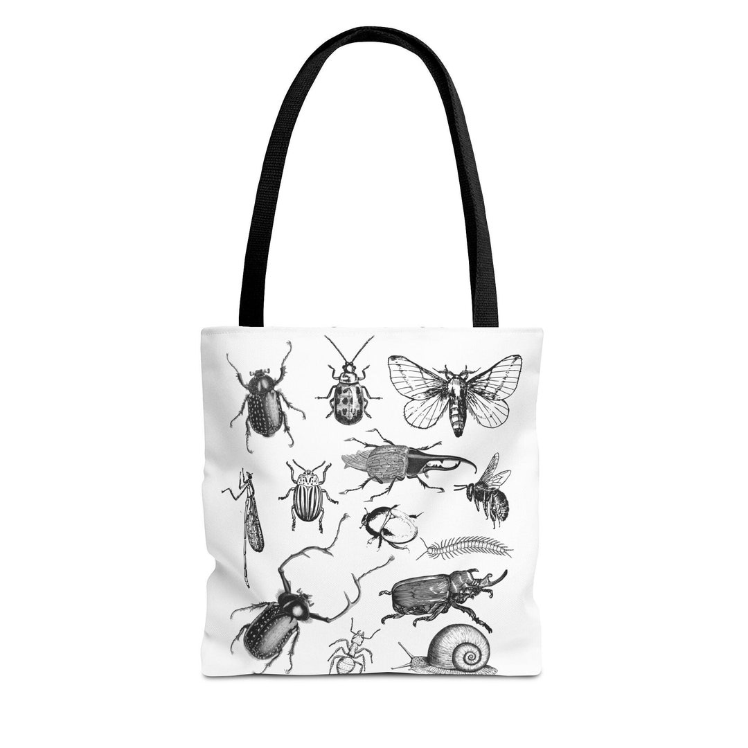 Vintage Style Entomology Insects Tote Bag, Nature Lover Gift Shirt ...