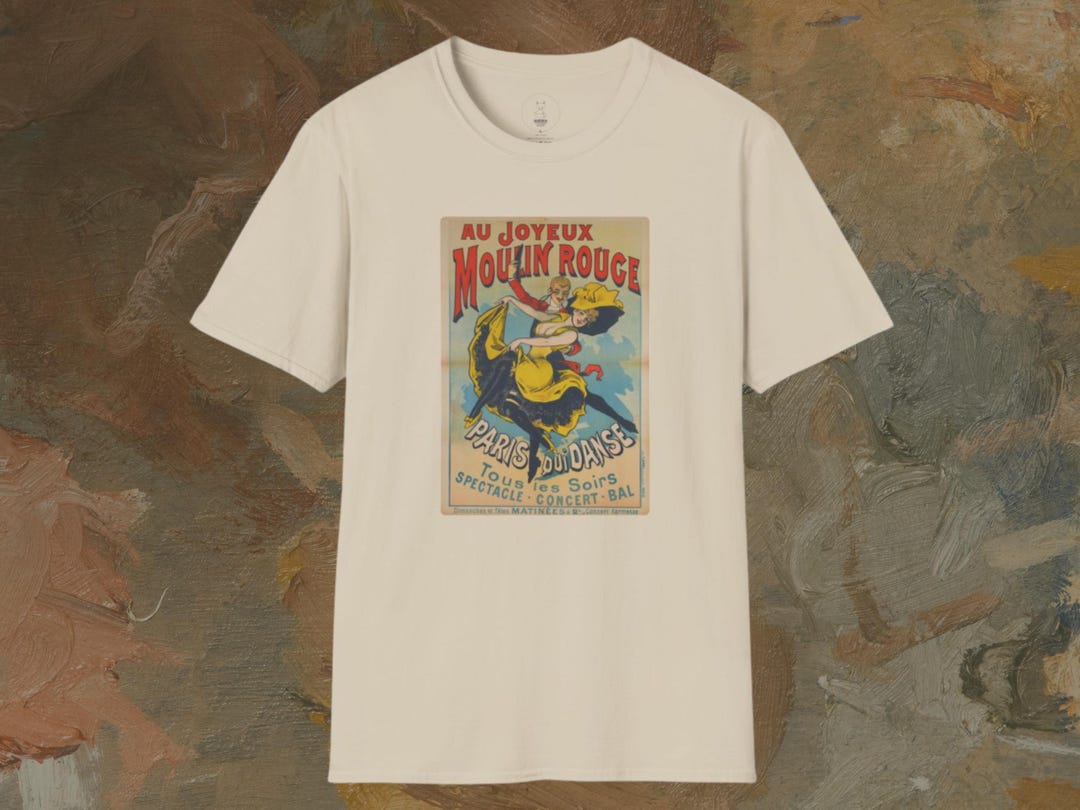 Au Joyeux Moulin Rouge T-shirt - Vintage Moulin Rouge Graphic Tee ...