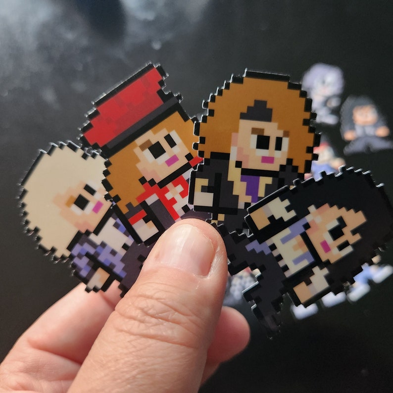 8-bit Pixel Art NSYNC Collection Vinyl Sticker Set of 5 Individual ...