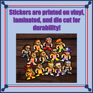 8-bit Pixel Art Stickers the Ooh Yeah Collection Vinyl Sticker Set of ...
