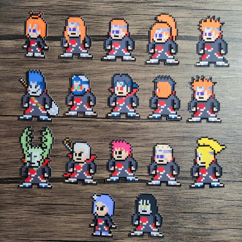 8-bit Retro Cartoon Stickers: Eternian Villains Vol. 2 Set of 10 - Etsy