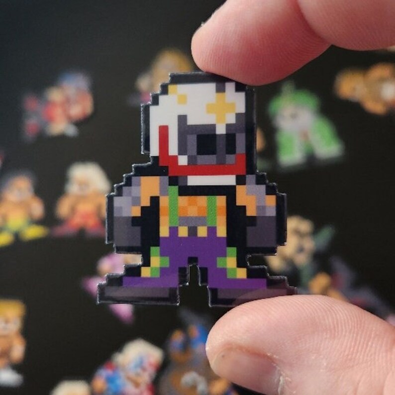 8-bit Sticker Set of 7 Individual Decals: Morphin Time - Custom Pixel ...