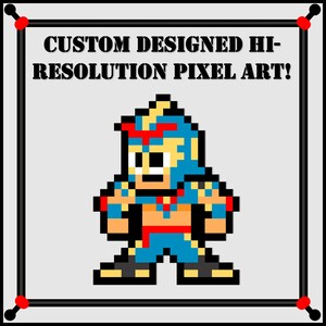 Pixel Art Stickers - the Monday Night War Collection Vinyl Sticker Set ...