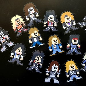 Pixel Art Stickers - God of Thunder Collection Vinyl Sticker Set of 4 ...