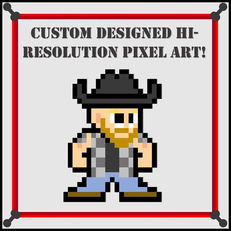 8-bit Pixel Art Stickers the Beast Collection Vinyl Sticker Set of 13 ...