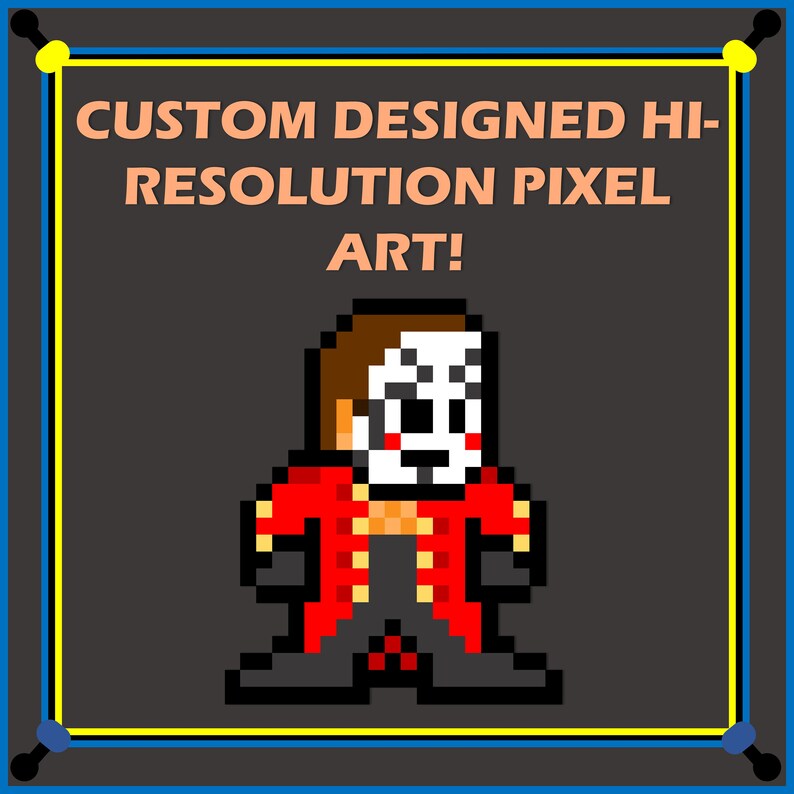 8-bit Retro Wrestling Stickers: Stinger Collection Vol. 2 Set of 13 - Etsy