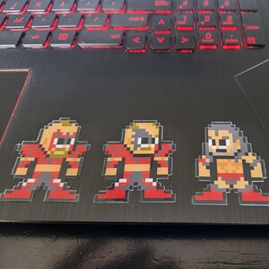 8-bit Pixel Art Stickers the Five Moves of Doom Collection Vinyl ...