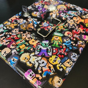 8-bit Pixel Art Sticker Set Pick ANY 20 Decals Pro Wrestling Pop ...