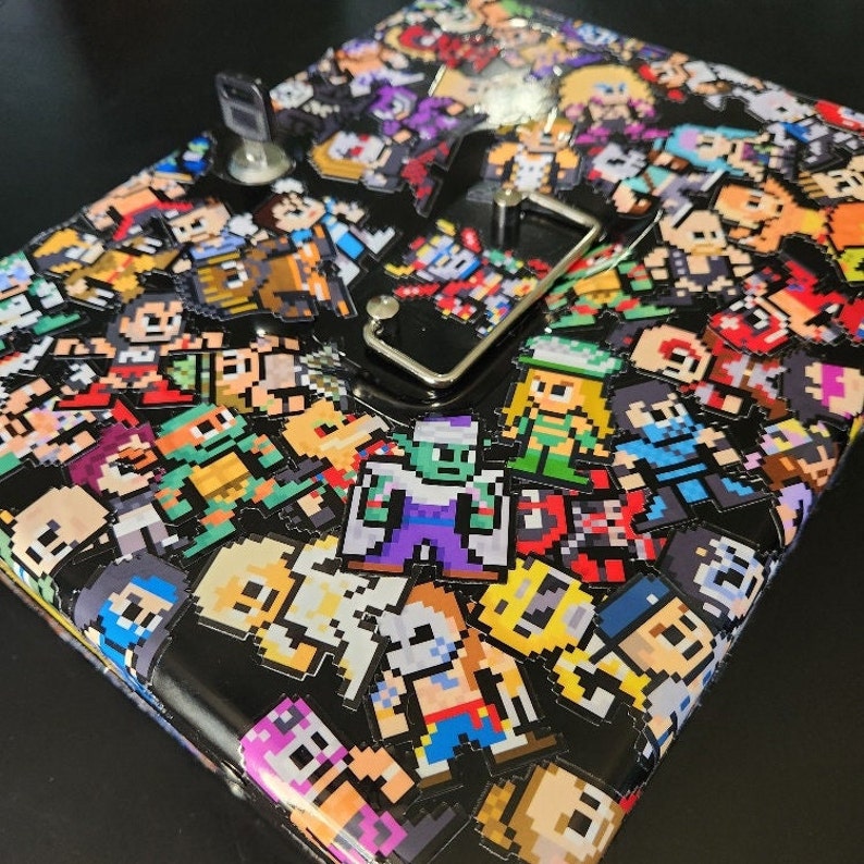 8-bit Pixel Art Stickers Horror Movie Villains Collection Vinyl Sticker ...