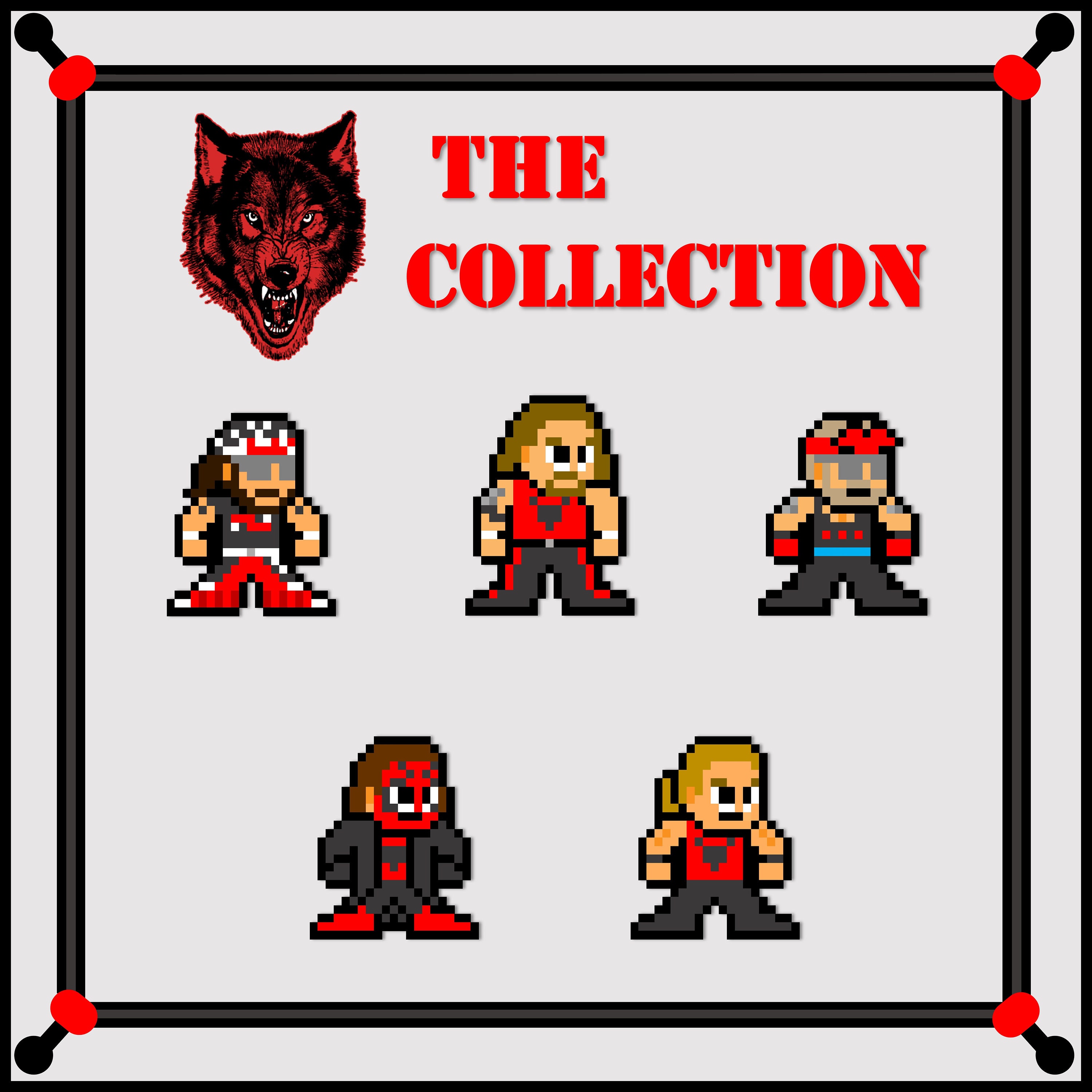 8-bit Pixel Art WCW Nwo Wolfpac Collection Vinyl Sticker Set of 5 ...