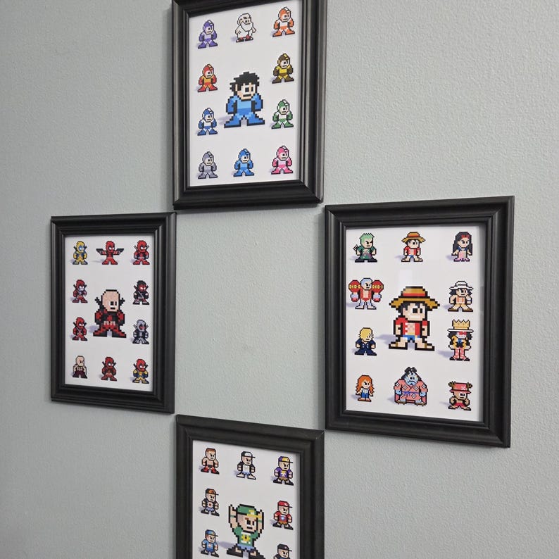 8-bit Beam Me up Sci-fi 5X7 Print - Custom Designed Pixel Art Science ...