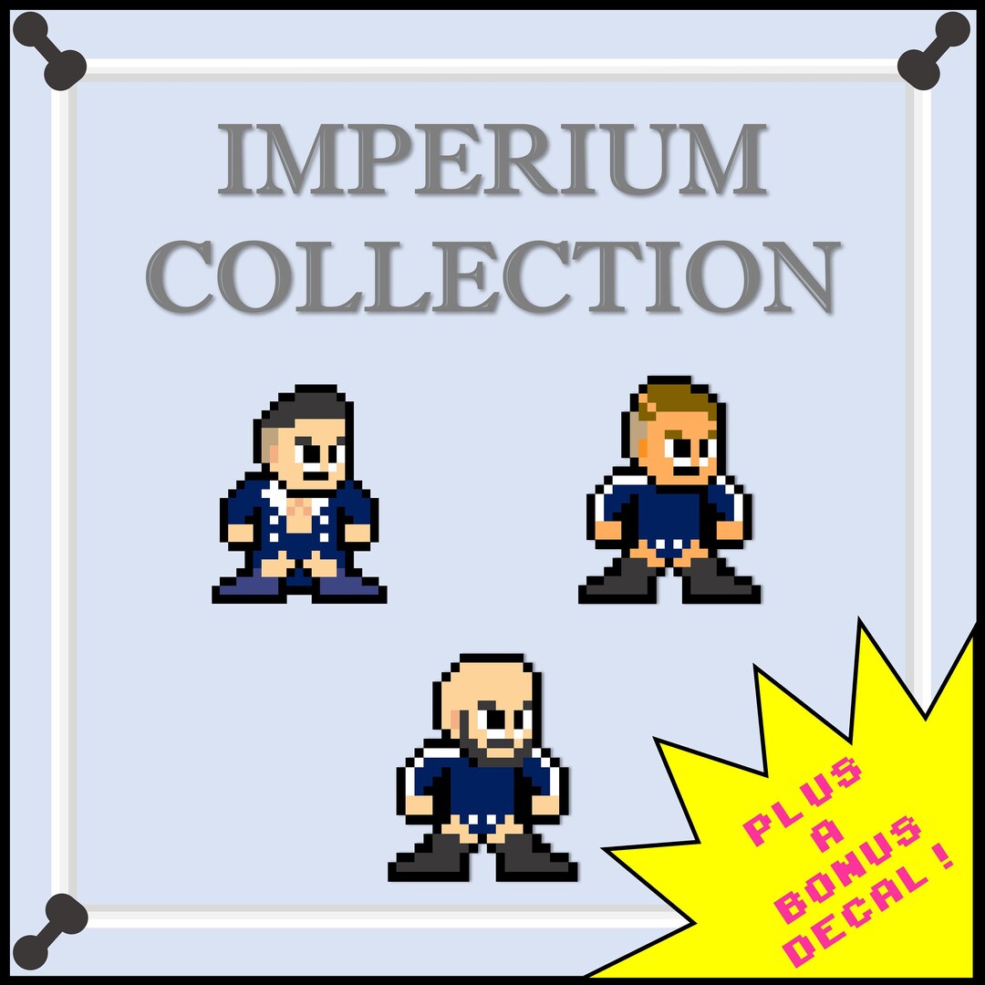 8-bit Sticker Set of 3 Individual Decals: Imperium Collection - Custom ...