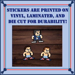 Pixel Art Stickers - the Bulldogs Set of 3 Individual Stickers - Pro ...