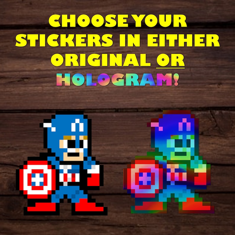 8-bit Creepy Sticker Set: Jack & Sally Collection Set of 9 Stickers ...