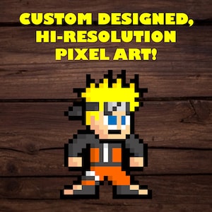 8-bit Pixel Art Sticker Set Pick ANY 20 Decals Pro Wrestling Pop ...