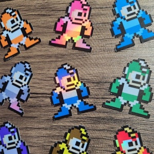 8-bit Pixel Art Stickers Horror Movie Villains Collection Vinyl Sticker ...