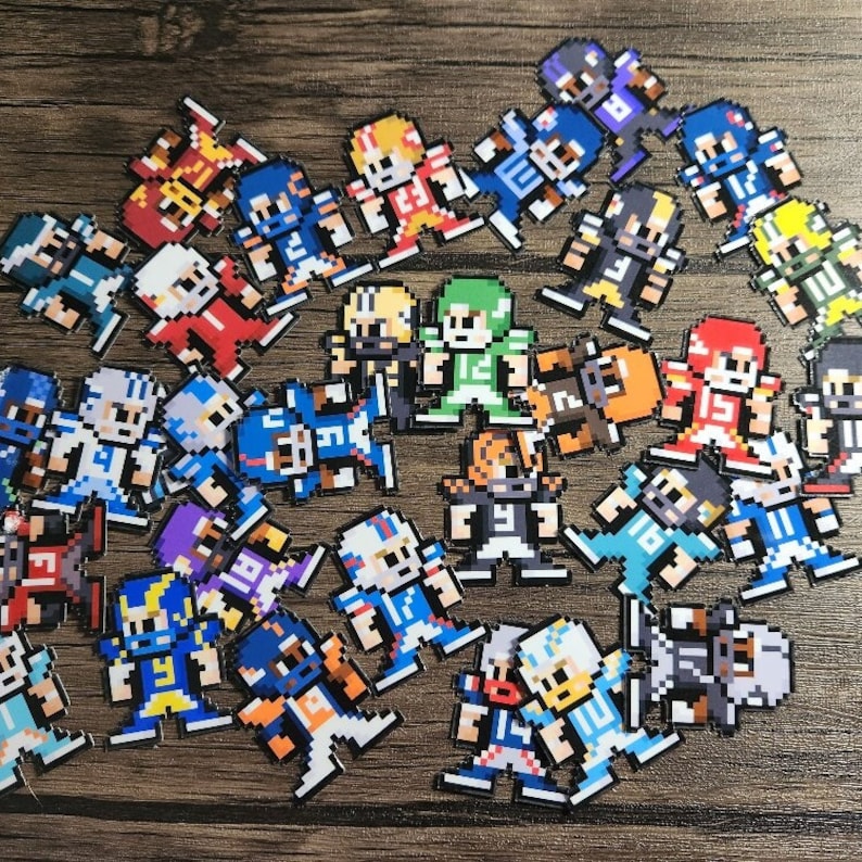 8-bit Baseball Sticker Set: 2025 National League Set of 15 Stickers ...