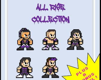 8-bit Pixel Art Stickers Bloodline Collection Vinyl Sticker Set of 5 ...
