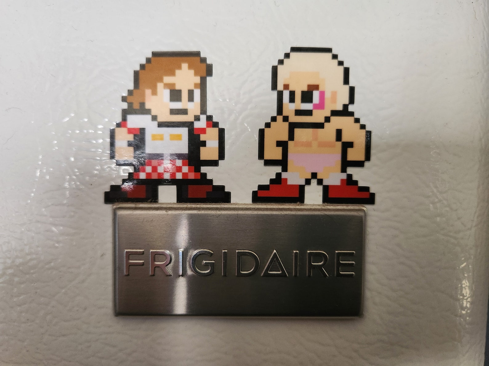 8-bit Pixel Art WWF British Bulldogs Set of 3 Individual Stickers ...