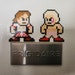 8-bit Pixel Art WWF British Bulldogs Set of 3 Individual Stickers ...