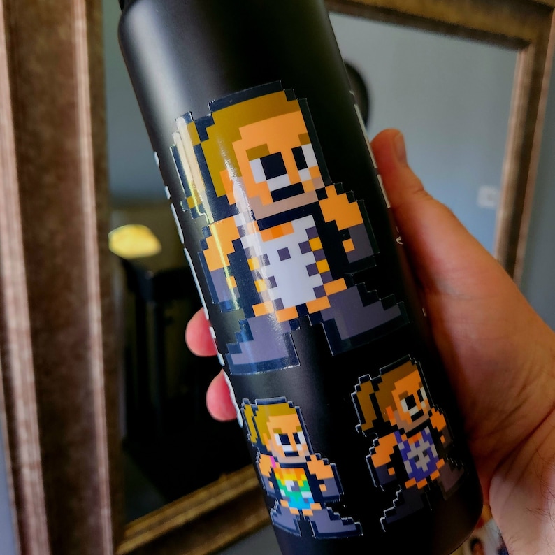 8-bit Pixel Art Sticker JUMBO RIVALS Set of Two JUMBO Decals: Cody Vs ...