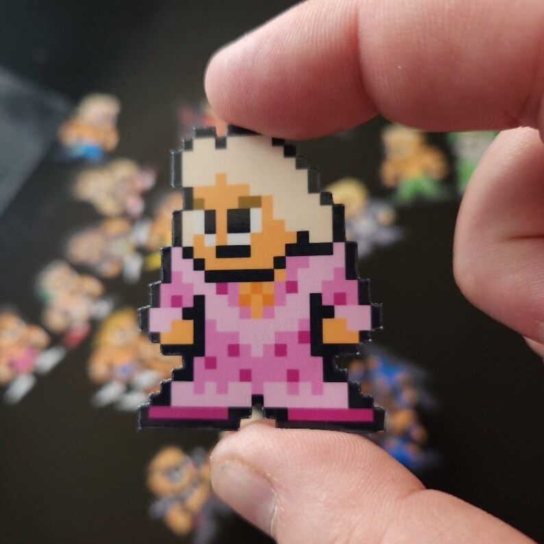 8-bit Retro Wrestling Stickers: Stinger Collection Vol. 2 Set of 13 - Etsy