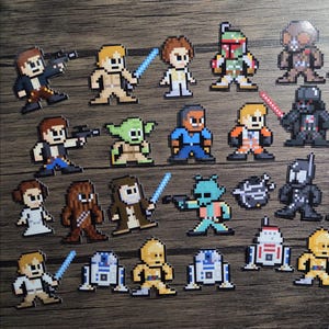 8-bit Retro Sci-fi Stickers: Beam Me up Set of 10 - Etsy