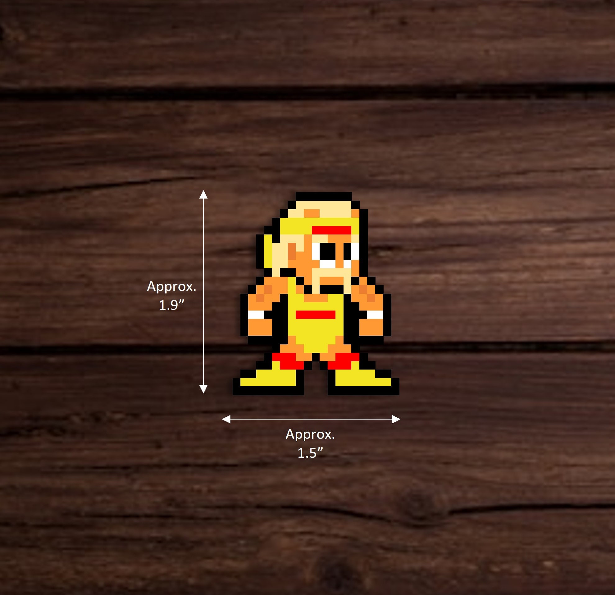 8-bit Pixel Art WWF/WWE Hulkamania Collection Vinyl Sticker Set of 13 ...