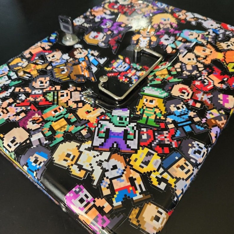 8-bit Sticker Set of 7 Individual Decals: Morphin Time - Custom Pixel ...