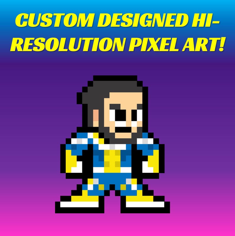 8-bit Retro Cartoon Stickers: Invincible Vol. 1 Set of 16 - Etsy