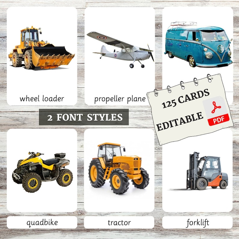 Transport Flashcards • Montessori Flashcards • Vocabulary ...