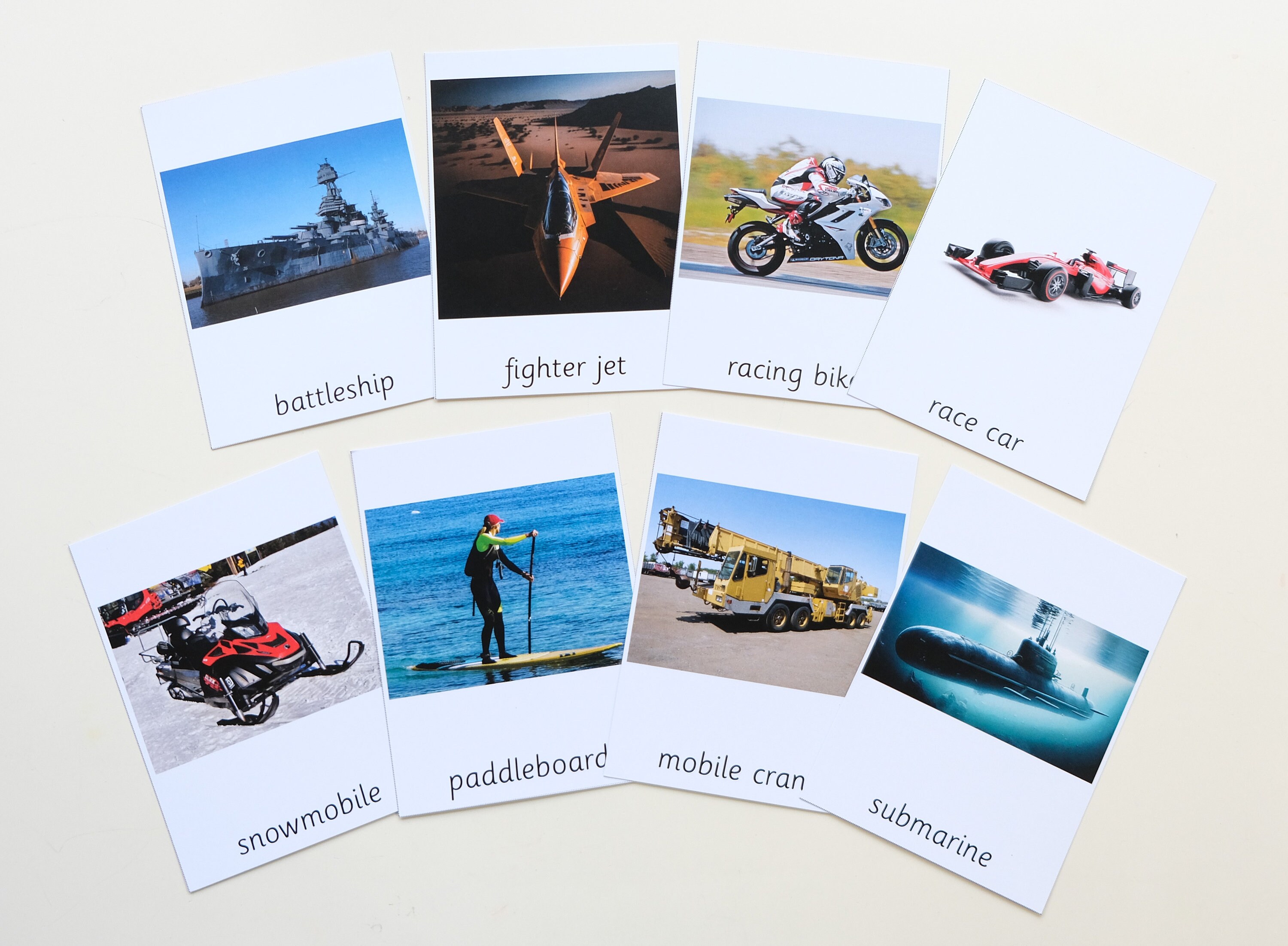 Transport Flashcards • Montessori Flashcards • Vocabulary ...