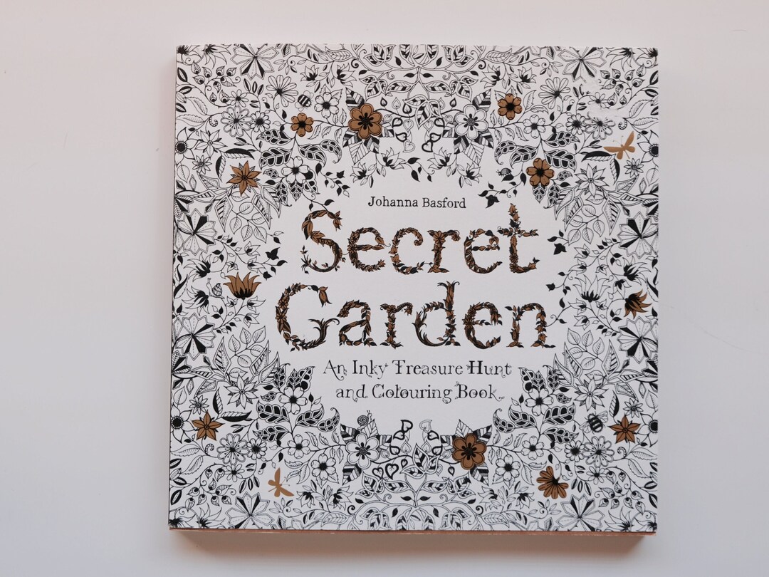 Secret Garden: an Inky Treasure Hunt and Colouring Book - Etsy