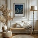 William Morris Moon & Stars Print, William Morris Exhibition Print ...