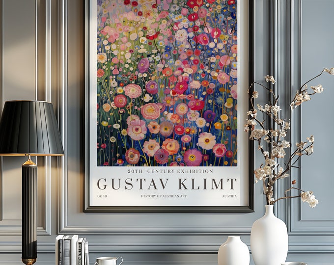 Gustav Klimt Moon Night Print, Klimt Museum Poster, Gustav Klimt Poster ...