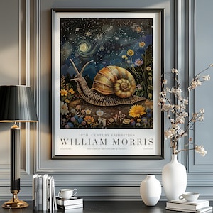 William Morris Snail Print - Etsy