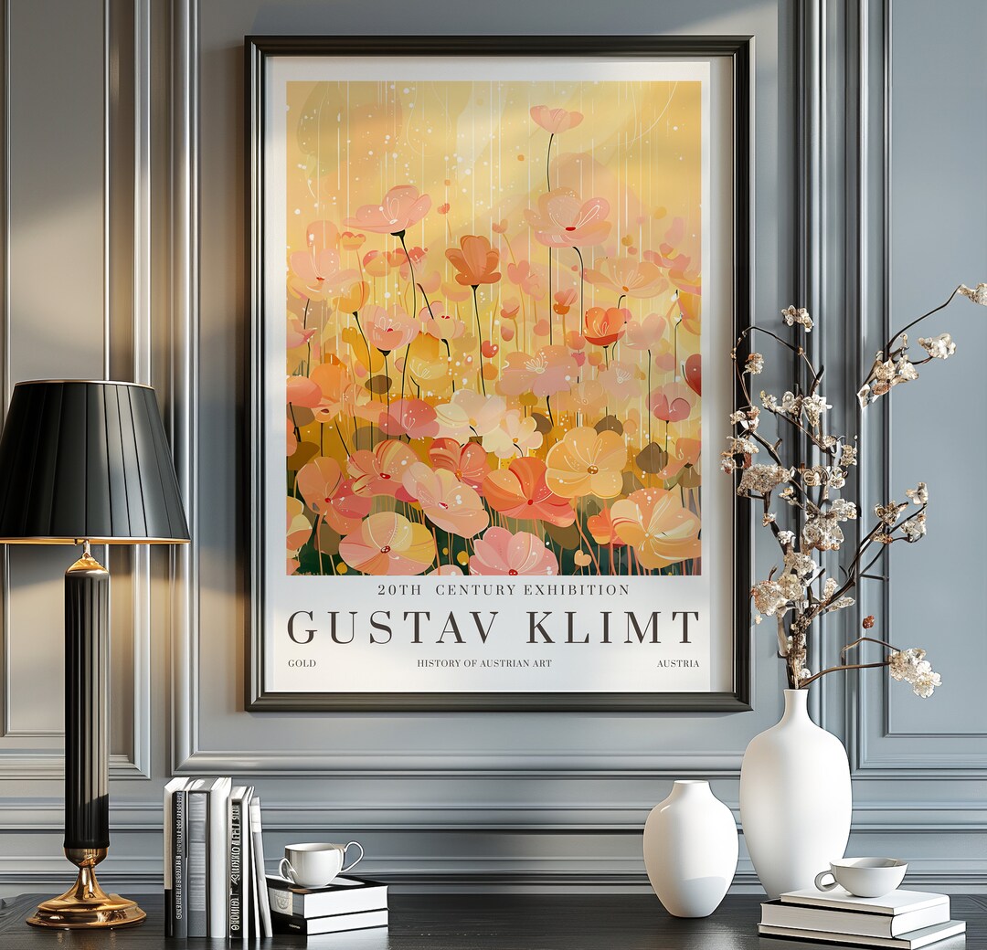 Gustav Klimt Print, Klimt Museum Poster, Gustav Klimt Poster, Klimt ...
