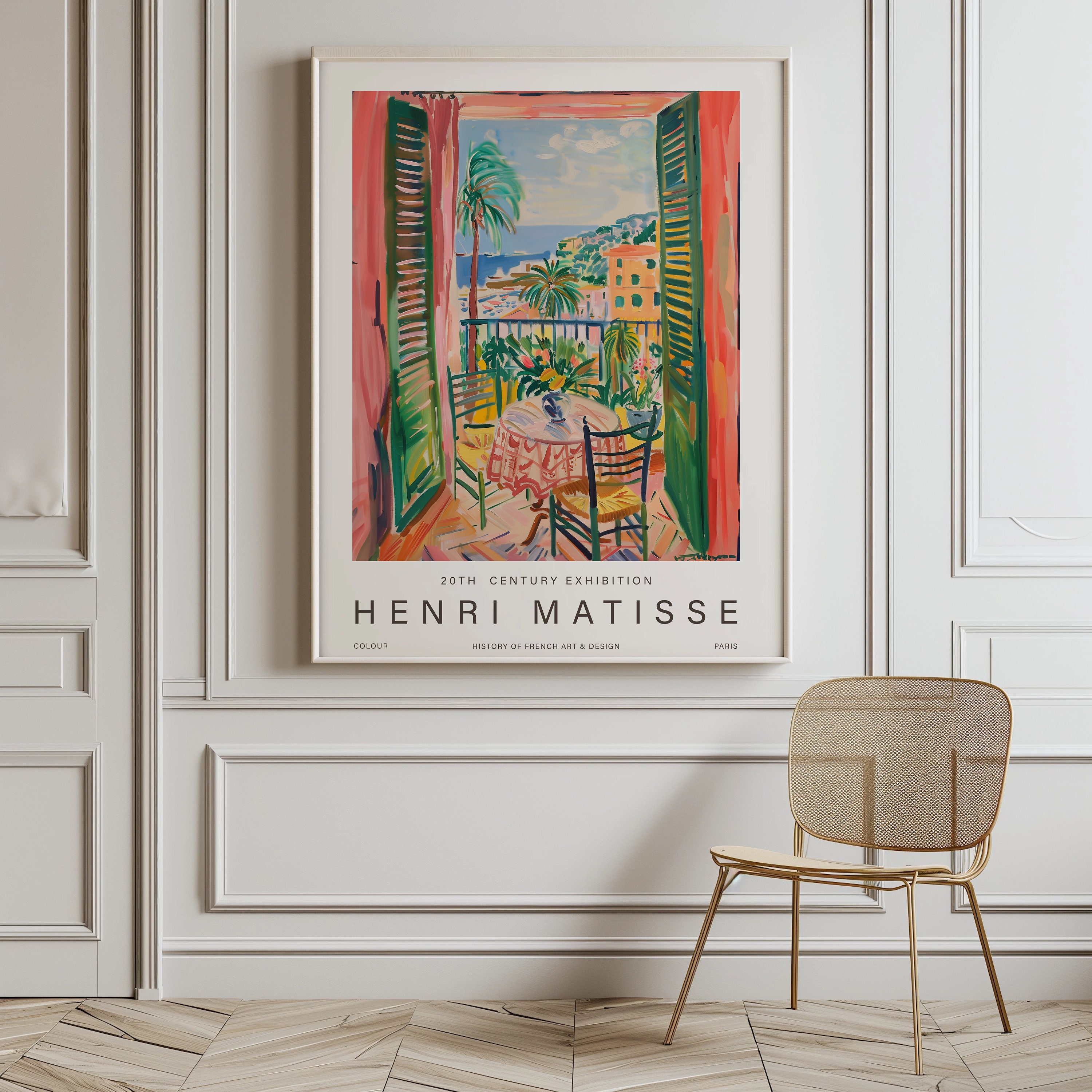 Henri Matisse Open Window Print - Aesthetic Matisse Poster for Modern ...