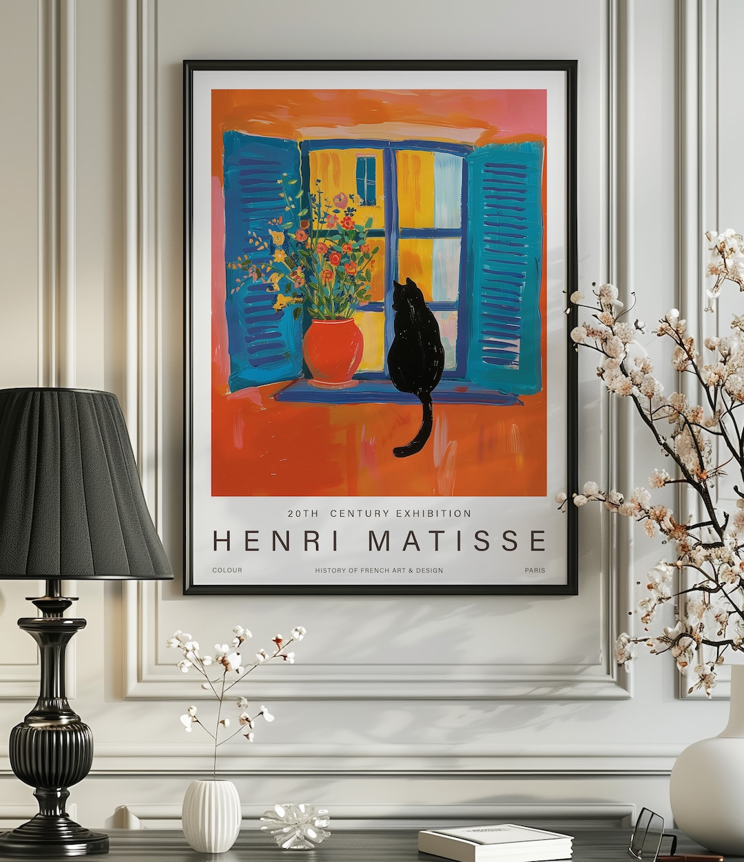 Henri Matisse Open Window Cat Print - Matisse Poster for Modern ...