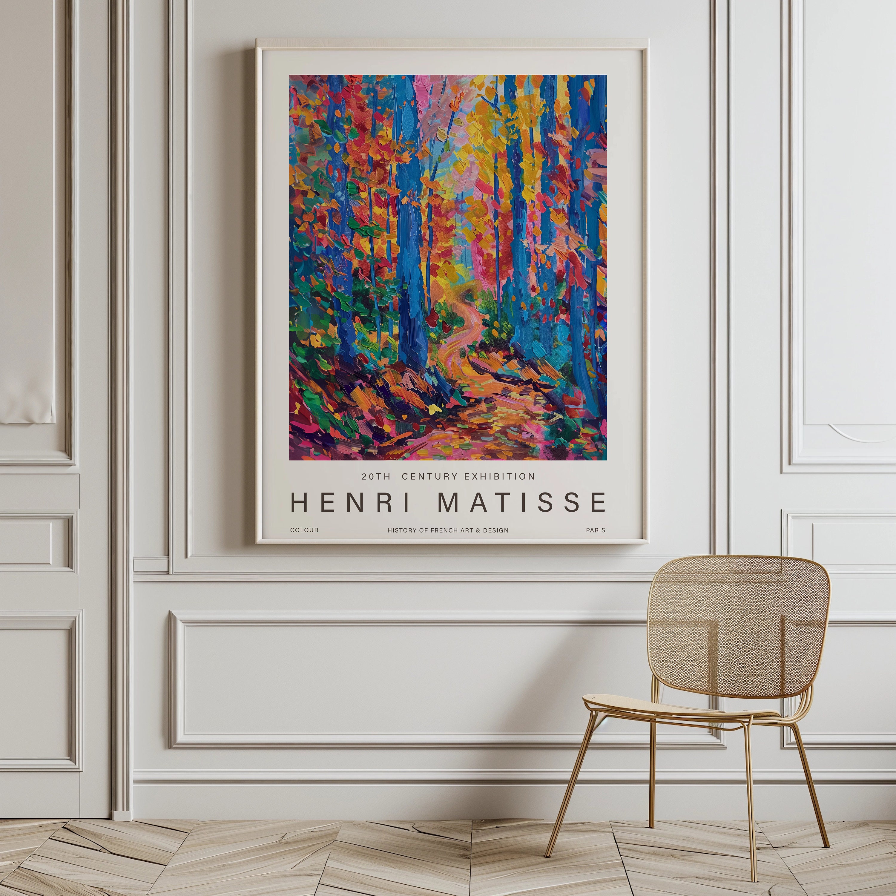 Henri Matisse Forest Print Matisse Poster for Modern Exhibition Art ...