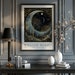 William Morris Moon & Stars Print, William Morris Exhibition Print ...
