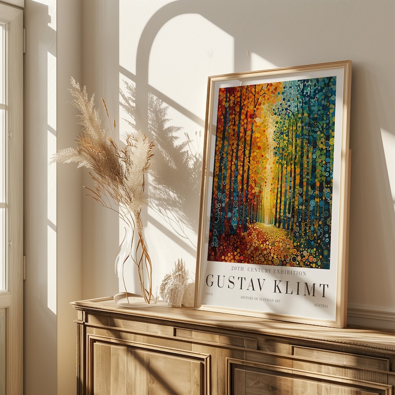 Gustav Klimt Print, Klimt Museum Poster, Gustav Klimt Poster, Klimt ...