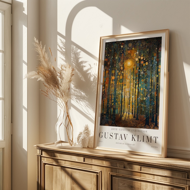 Gustav Klimt Print, Klimt Museum Poster, Gustav Klimt Poster, Klimt ...