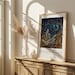 William Morris Moon & Stars Print, William Morris Exhibition Print ...