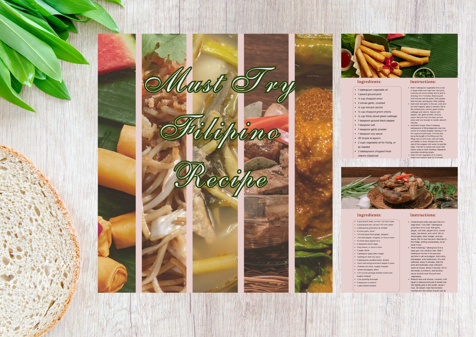 Filipino Recipe | Printable Filipino Recipe Pinoy Food Recipe Guide ...